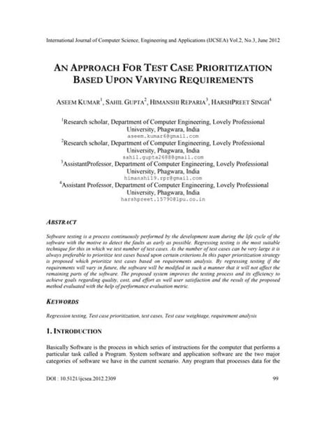 A Novel Approach For Test Caseprioritization Pdf Web Development Internet
