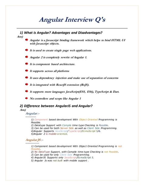 Angular Interview Questions And Answers Docx