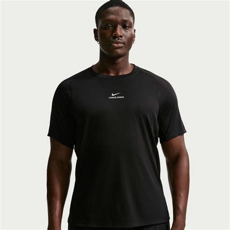 Buy Nike Pro Training Mens Dri Fit Short Sleeve Top Blackwhite