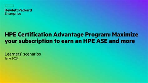 Reference Guide Hpe Discover 2025 Technical Certification Exams