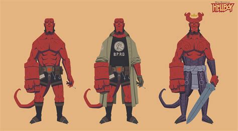 Character Designs For A Fictional Hellboy Animated Series Its A Lot