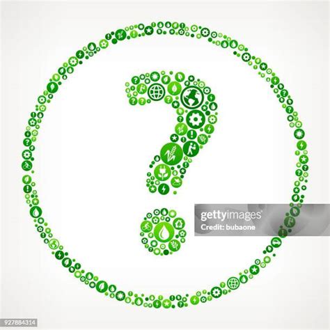 Question Mark Nature And Environmental Conservation Icon Pattern High