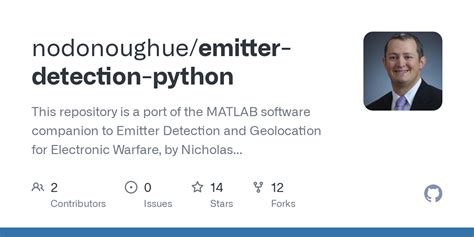 emitter detection python examples chapter10 py at master · nodonoughue emitter detection python