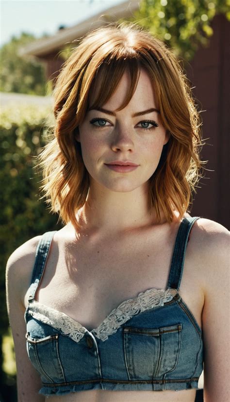 Emma Stone Portrait Ai So Cute By Aigrlwonder On Deviantart