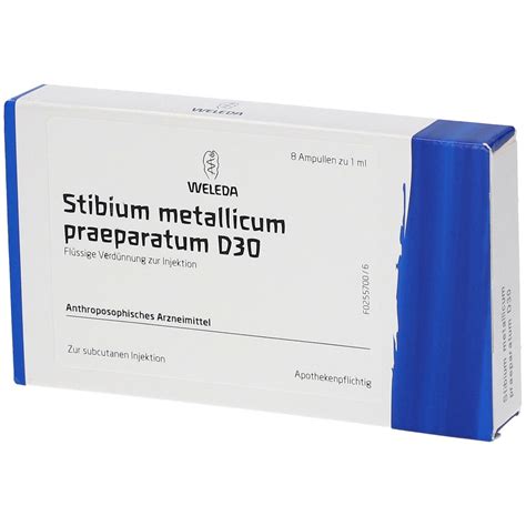 Stibium Met Praeparatum D 30 Amp 8x1 Ml Shop Apotheke