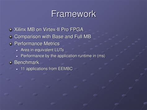 Ppt Application Specific Customization Of Fpga Soft Core Processors Powerpoint Presentation
