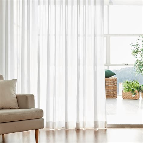 도톰쉬폰 L 화이트커튼 거실 아이방 차르르 속지 커텐 40x250 1657851107 마스터즈 커튼 커텐 블라인드