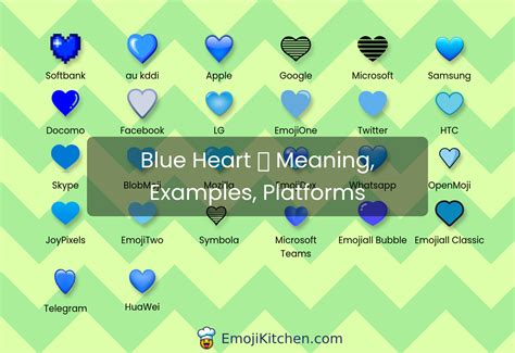 💙 Blue Heart Emoji Meaning Info Stats Emojikitchen