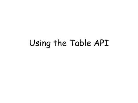 PPT Database API Standard Implementations PowerPoint Presentation Free Download ID 5569296