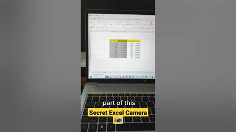 secret excel camera 📸 excelhacks exceltips exceltricks exceltutorial xlr8 ur xl youtube