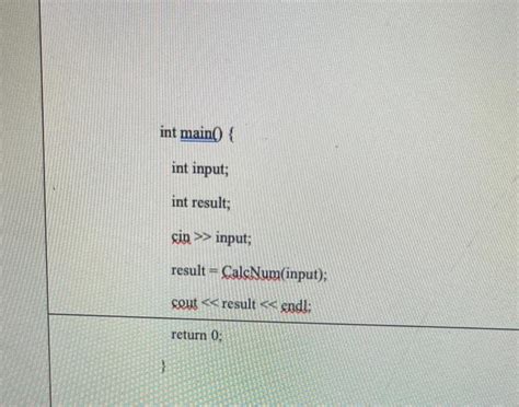 Solved Include Using Namespace Std Your Code For The