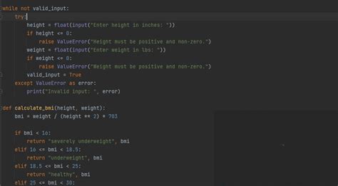 Python Mini Project To Calculate Bmi By Georgecodes Medium
