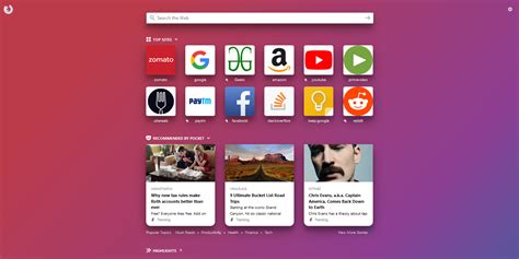 Firefox Default Home With Firefox Focus Colors Shadows And Rounded