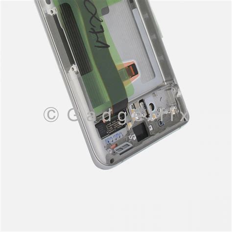 White Amoled Lcd Touch Screen Digitizer Frame For Samsung Galaxy S20 Ultra 5g Service Pack