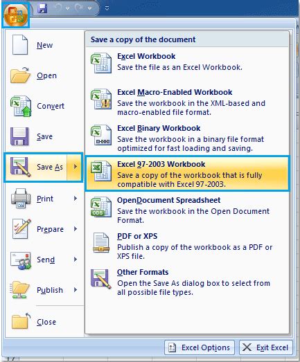 Hướng dẫn cách chuyển đuôi xlsx sang xls trong Excel