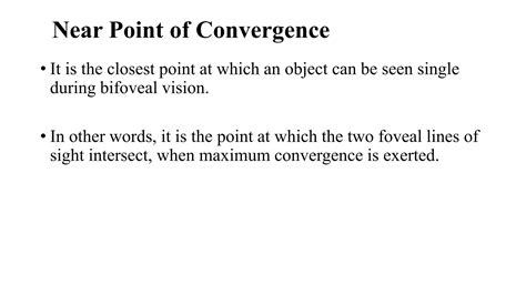 Raf Rule For Calculating Near Point Of Accommodation And Near Point Of