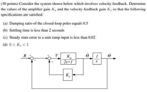 Solved 30 ﻿points ﻿consider The System Shown Below Which