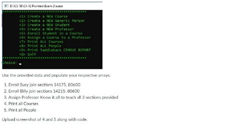 Coursetype Sectionld String Coursename String