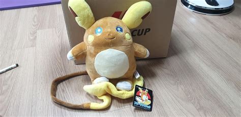 포켓몬 알로라 라이츄 일본정품 중형인형 태그포함 세컨웨어