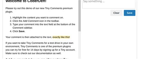 Using The Tinymce Comments With The Vuejs And Laravel Frameworks Dev Community