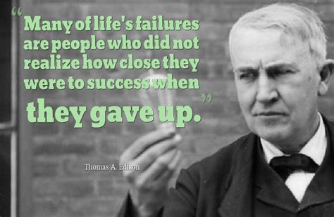 Thomas Edison Inspirational Quotes