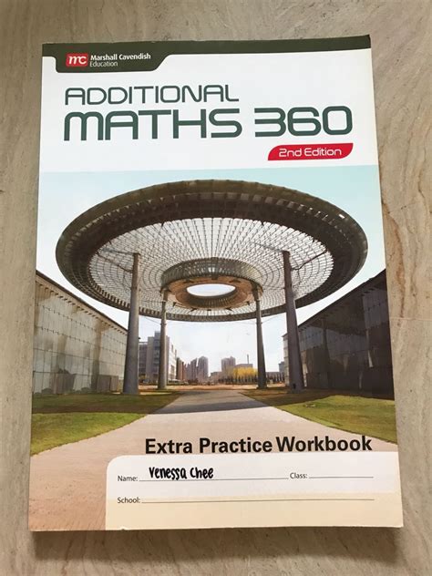 Additional Maths 360 Workbook 2nd Edition Marshall Cavendish Education Hobbies And Toys Books