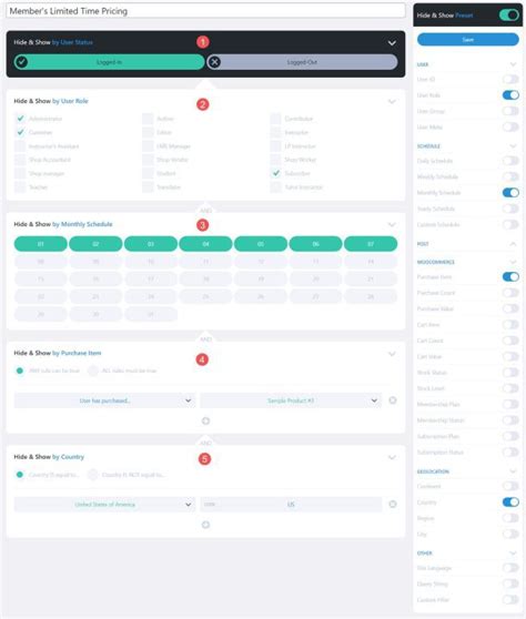 divi product highlight hide and show pro