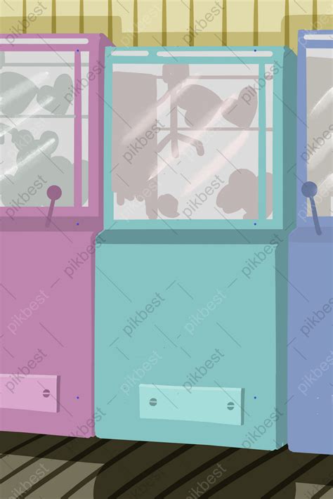 Color Creative Catch Doll Machine Elements Backgrounds Psd Free