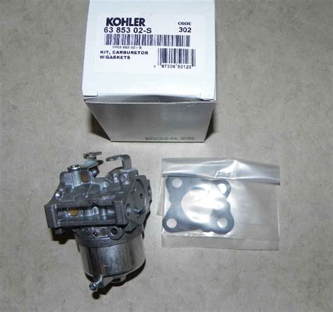 Kohler Carburetor Part No 63 853 02 S