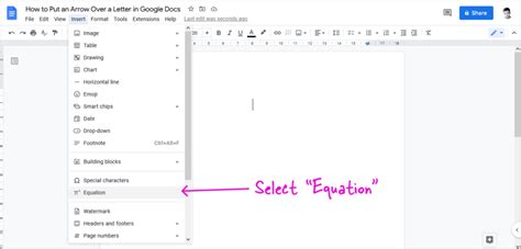 How To Put An Arrow Over A Letter In Google Docs ATD