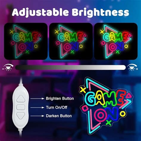Led Neon Lichtbord Voor Gamekamer Decoratie Usb Aangedreven En