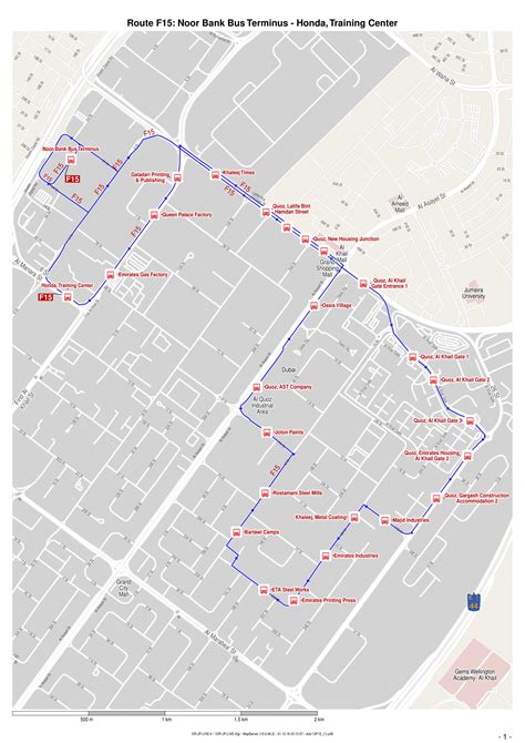 F15 Bus Route In Dubai Time Schedule Stops And Maps Your Dubai Guide