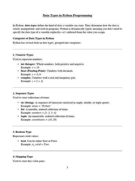 Lecture 3 A Handout Datatypes Pdf