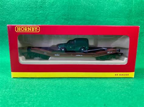 HORNBY MODEL RAILWAYS Oo Gauge British Railways Lowmac With Morris Van
