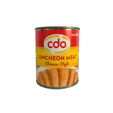 Buy Cdo Luncheon Meat Chinese Style 220g Product In Malvar Tanauan