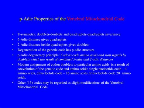 Ppt Towards P Adic Genomics Powerpoint Presentation Free Download Id 6241871