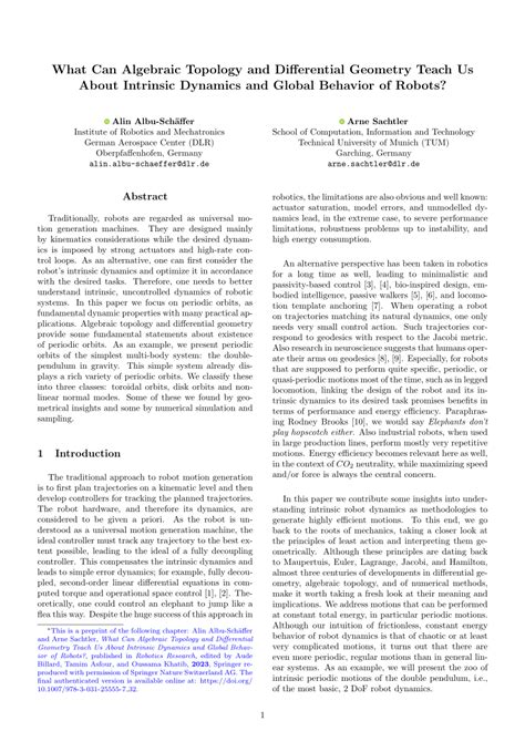 pdf what can algebraic topology and differential geometry teach us