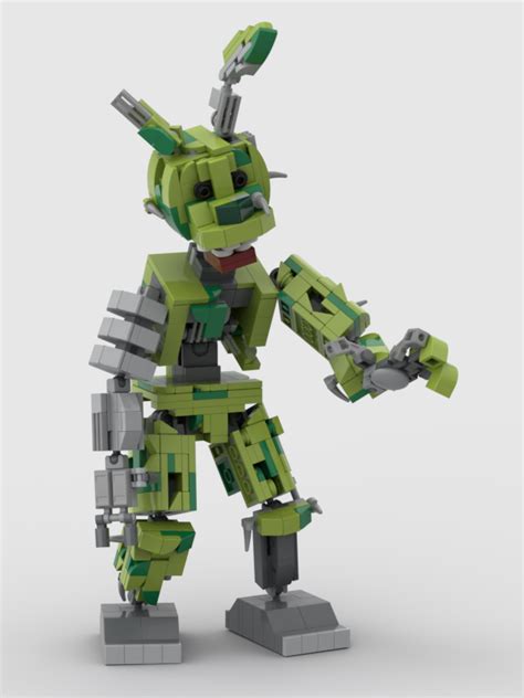 Lego Moc Ignited Springtrap By Excaliburtheone Rebrickable Build