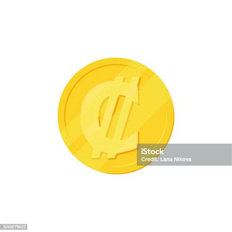 코스타리카 Col N 코스타리카 통화 기호 동전 벡터 일러스트레이션 디자인 0명에 대한 스톡 벡터 아트 및 기타 이미지 0명 3차원 형태 개념 Istock