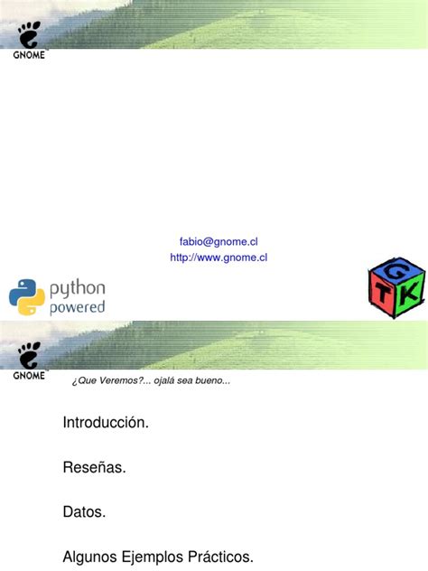 Pygtk Temuco Pdf Pdf Python Lenguaje De Programación Software Unix