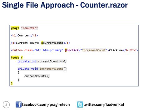 Split Razor Component Into Separate Files