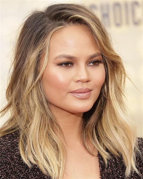 Beautiful Color On Chrissyteigen Hair Inspiration Tuesday