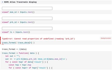 ripe atlas traceroute display internet data junkie observable