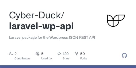 GitHub Cyber Duck Laravel Wp Api Laravel Package For The Wordpress