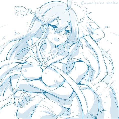 Rule 34 Absurdres Ahoge Ara Haan Blush Braid Breasts Breasts Out Clothed Sex Elsword Female