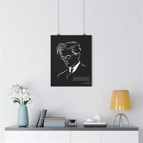 Wb Yeats Premium Poster Wall Art Etsy