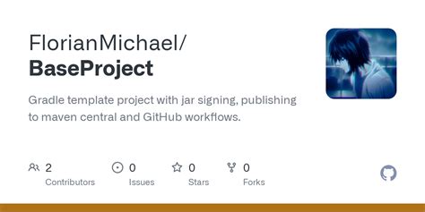 GitHub FlorianMichael BaseProject Gradle Template Project With Jar Signing Publishing To