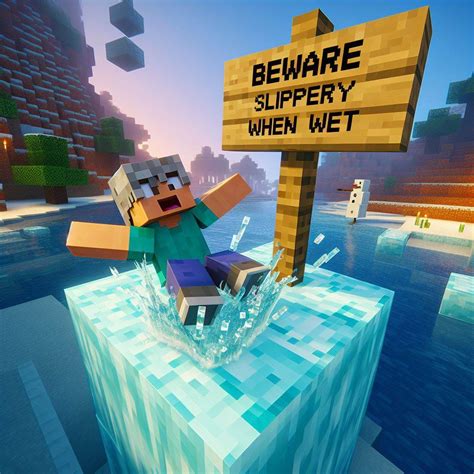 Slippery Steps Minecraft Mod
