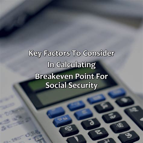 Social Security Calculator 2025 Break Even Eran Morena