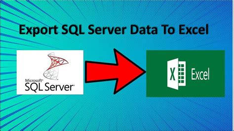 Export Sql Server Data To Excel Youtube